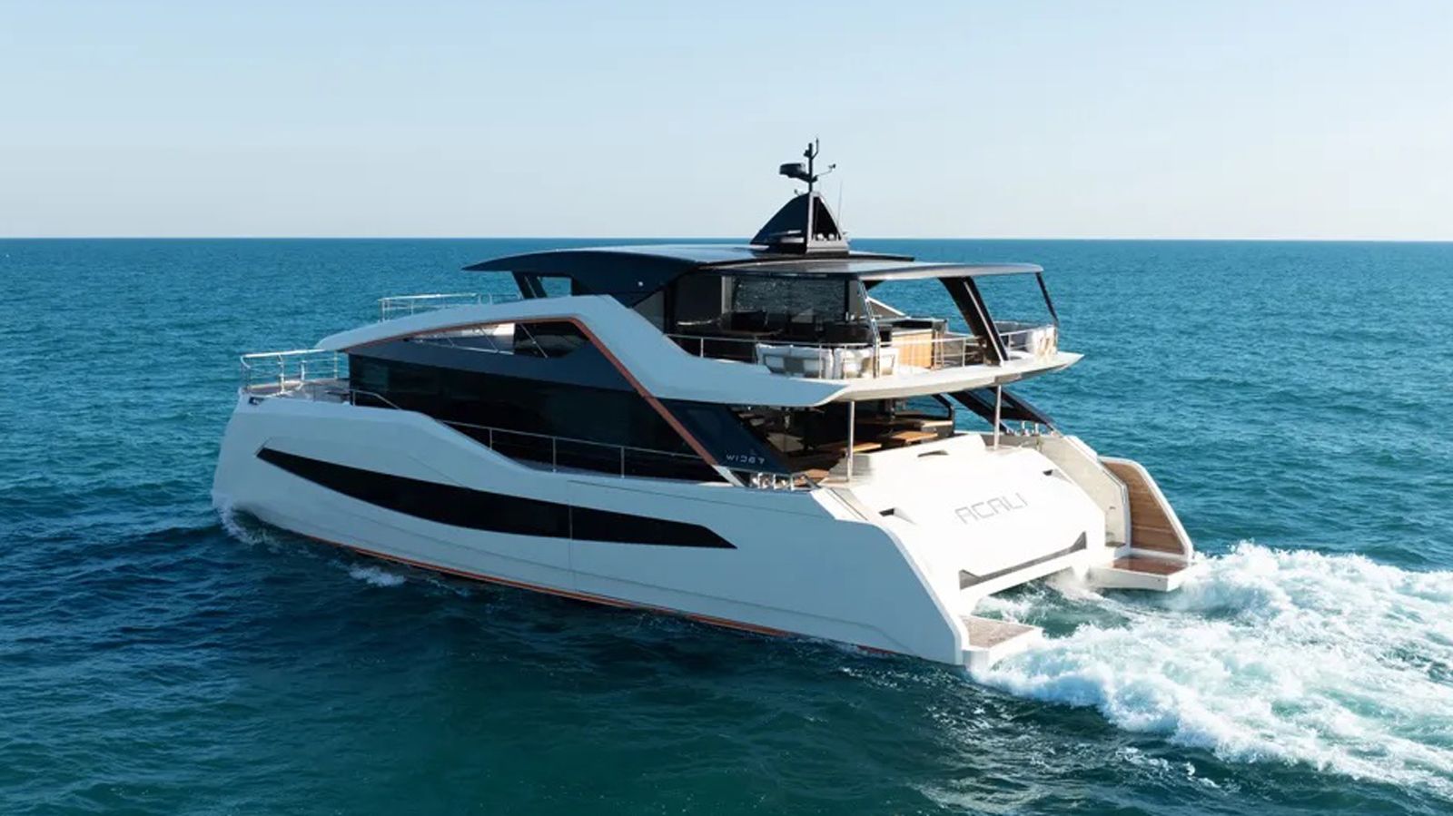 28m Wider motor catamaran Acali for sale